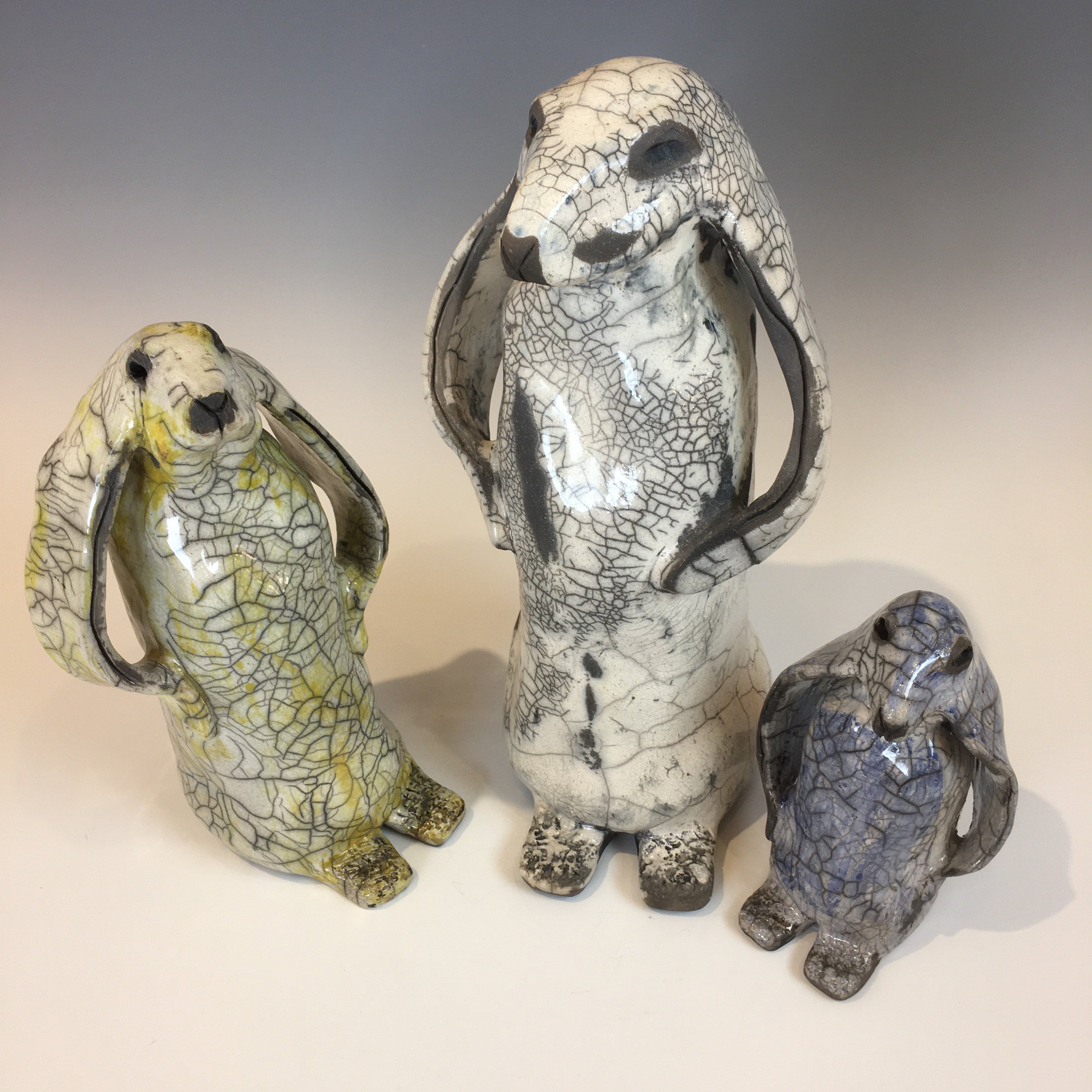 Annegret Massey - Raku Rabbits | Shockoe Bottom Clay